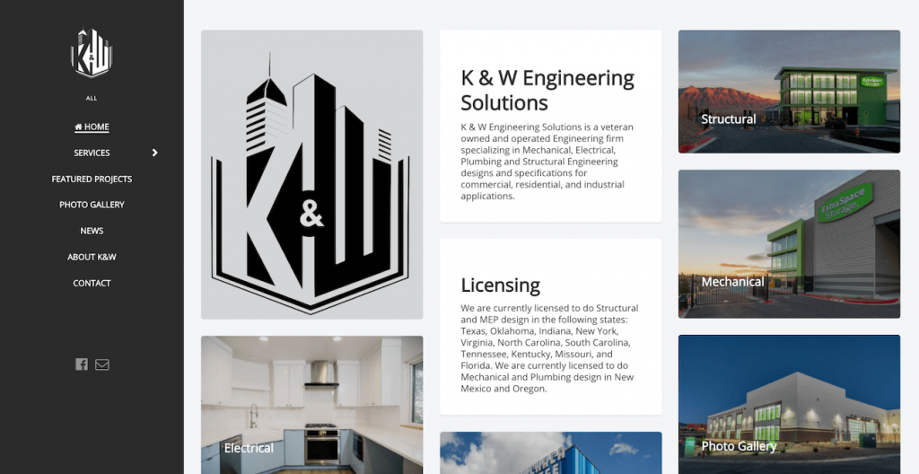 KW Engineering - YellowWebMonkey Web Design