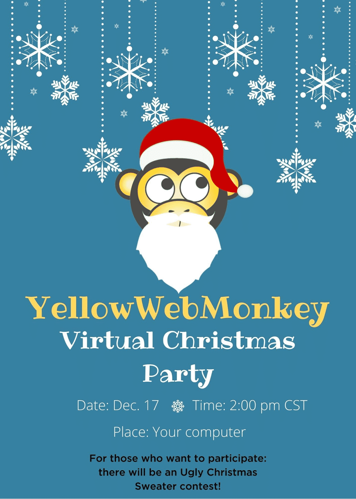 How to Host a Virtual Office Holiday Party - YellowWebMonkey Web Design
