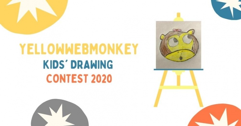 YellowWebMonkey Kids' Drawing Contest 2020 - YellowWebMonkey Web Design